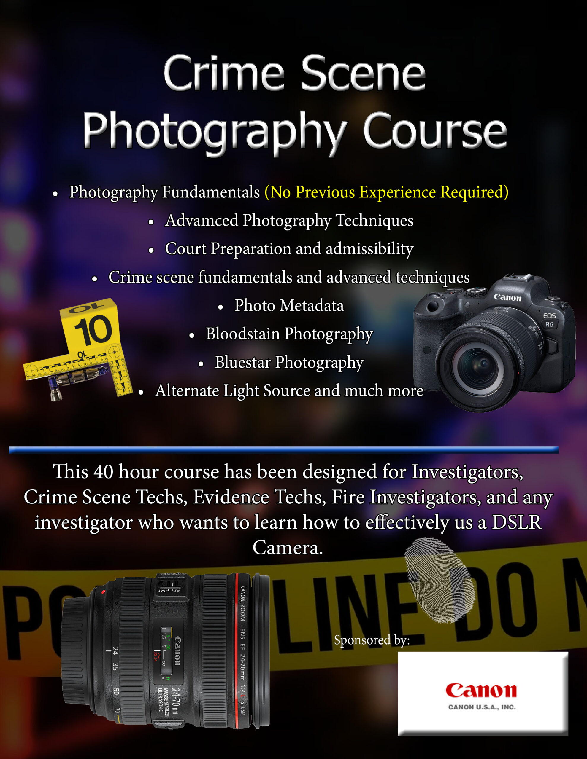 Home - Castle Forensic Photography - Crime Scene Photo Class